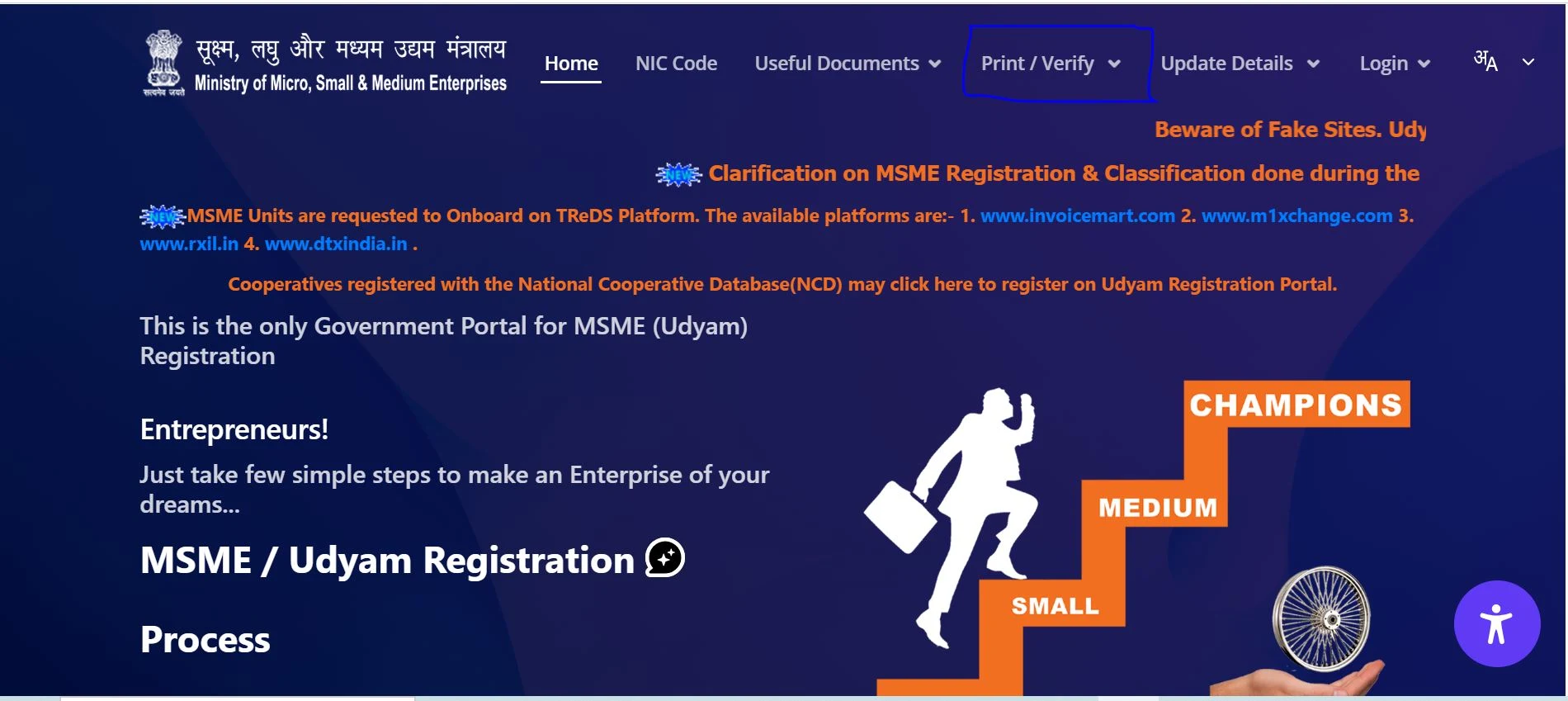 MSME Verification - Udyam Aadhaar Verification for MSME - IndiaFilings
