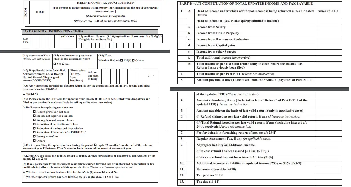 ITR U Updated Return: How to File & Key Changes for 2025
