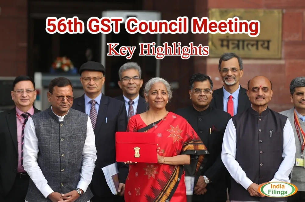 56th GST Council Meeting Highlights: Live Updates, Agenda, Expectations ...