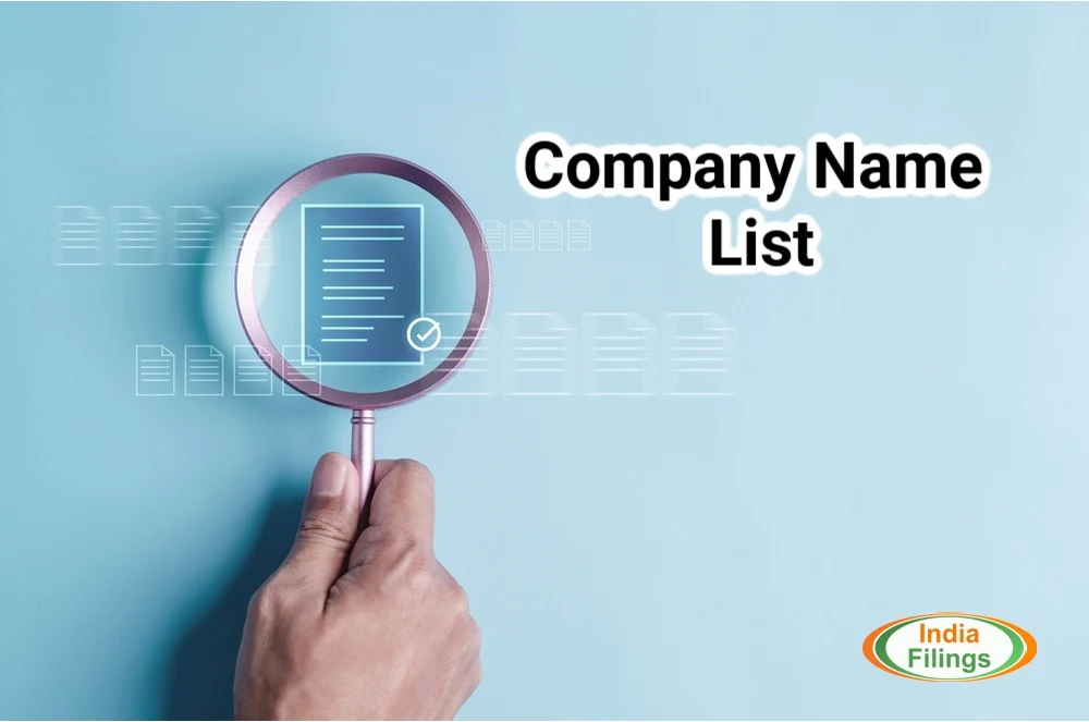 Company Name List in India| IndiaFilings