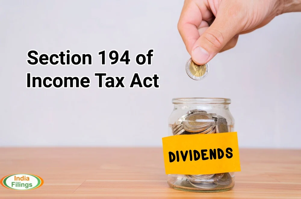 Section 194 TDS on Dividends: Understanding Tax Deducted at Source