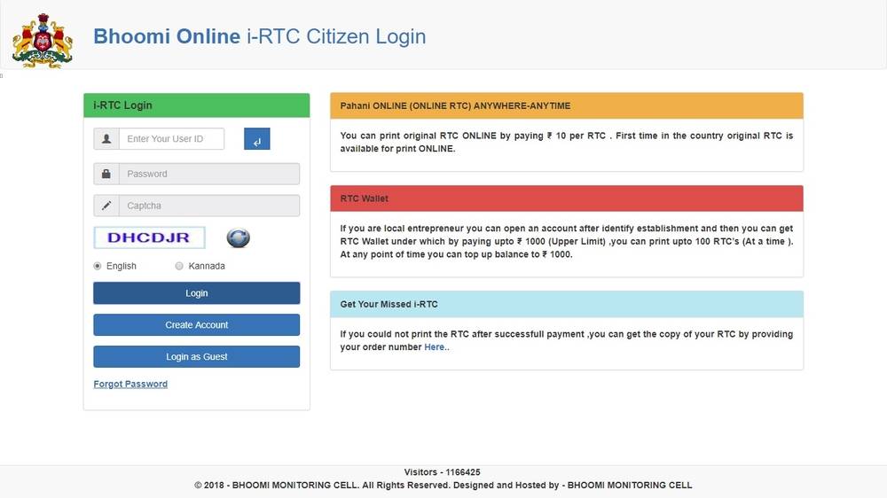 Bhoomi RTC - Check Karnataka State Land Records Online | IndiaFilings