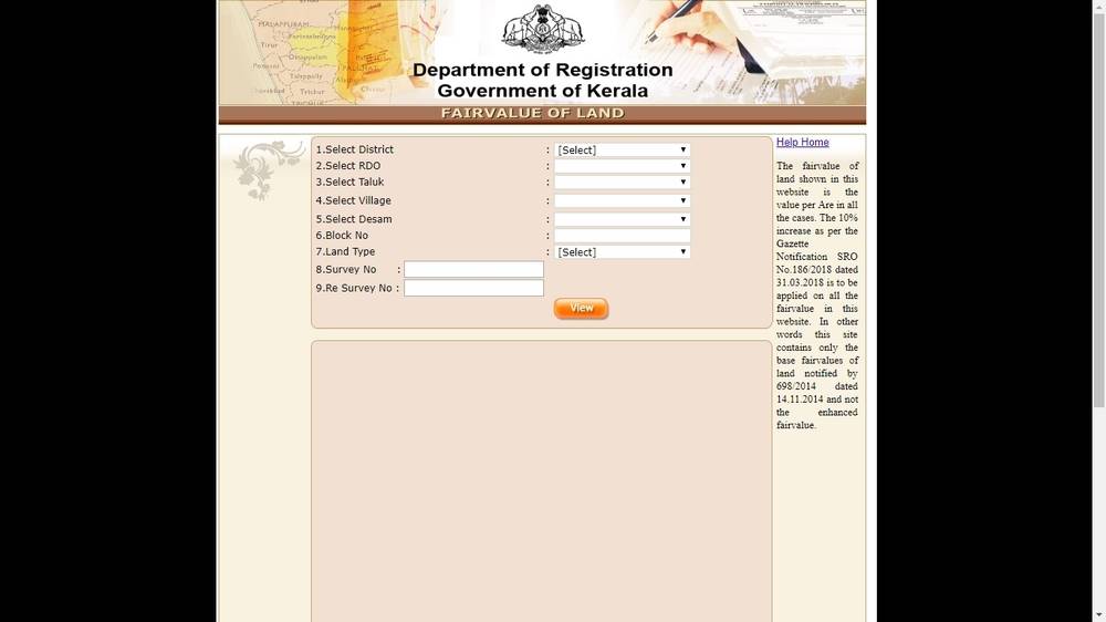 Kerala Land Valuation Certificate - Application Procedure - IndiaFilings