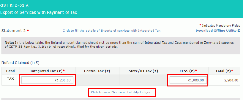 GST Refund Services for Exported Services in India