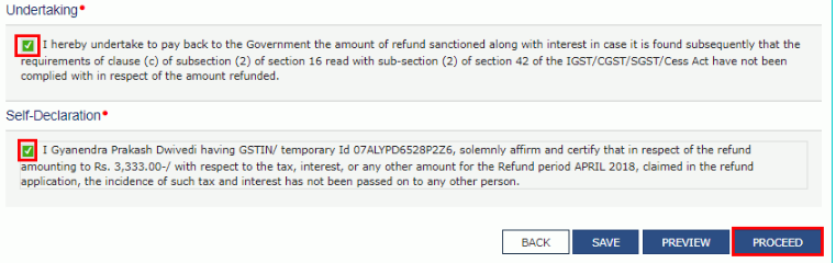 GST Refund for Excess Tax Payment in Financial Services