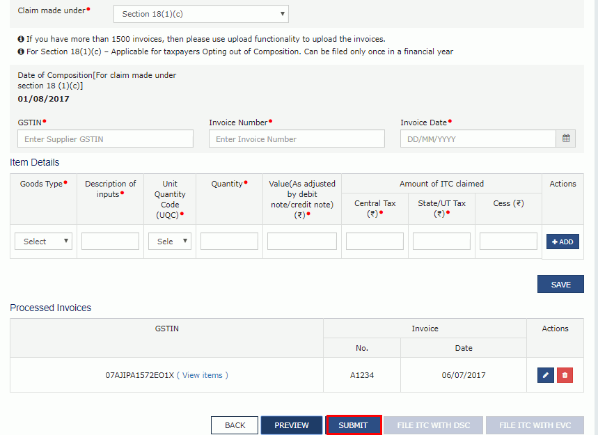 GST Input Tax Credit - Eligibility, Time and Ineligible Items ...