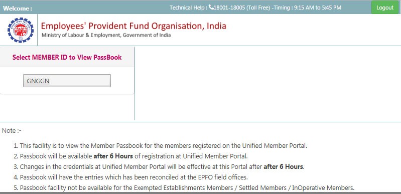 EPFO E-Passbook - Download & Update EPF Passbook Online | Indiafilings