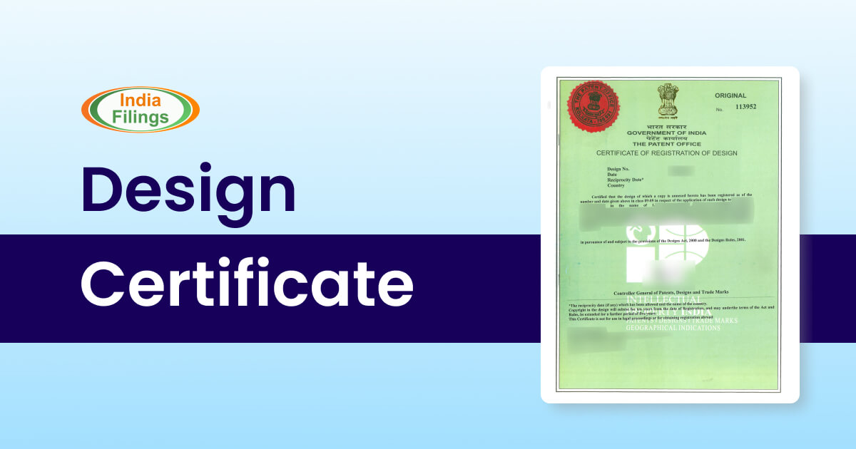 Design Registration Online in India starting @ Rs.7899 - IndiaFilings